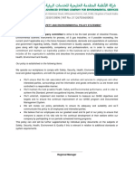 Safety, Health, Environmental and Quality (SHEQ) Policy | PDF | Safety ...