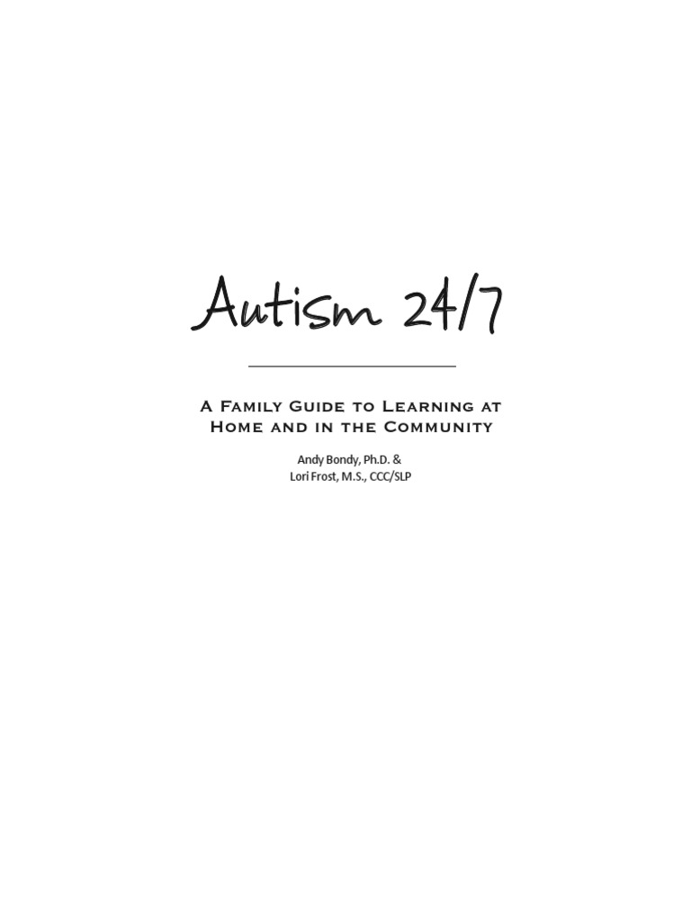 Autism 247 Complete Book | Download Free PDF | Autism | Individualized ...