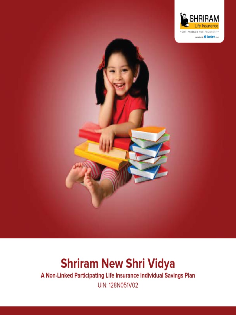Shriram New Shri Vidya Brochure | PDF | Insurance | Financial Services