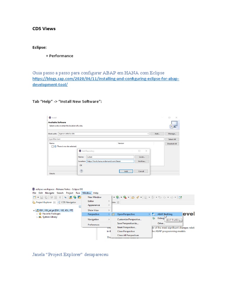 CDS Views | PDF | Desenvolvimento de software | Programas