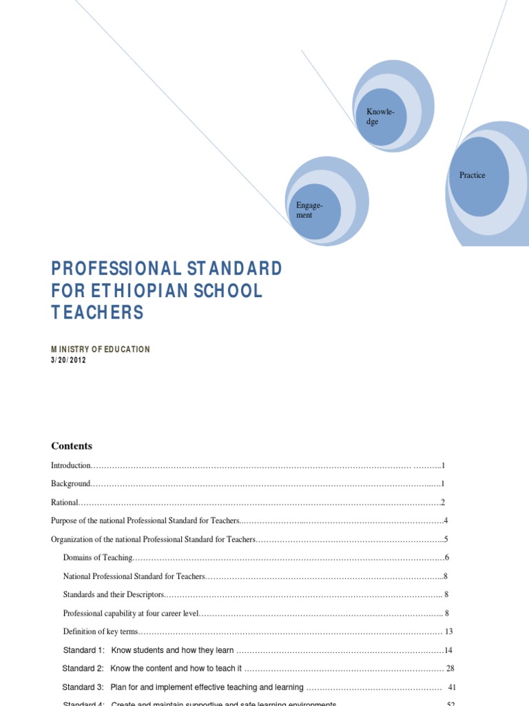 Teachers Professional Standards | PDF | Teaching Method | Teachers Teachers Professional Standards | PDF | Teaching Method | Teachers