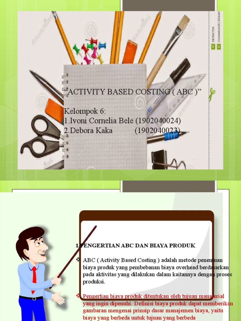 Bagi PPT AKUNTANSI MANAJEMEN KELOMPOK 6 (IVONI CORNELIA BELE Dan DEBORA KAKA | PDF | Komputer