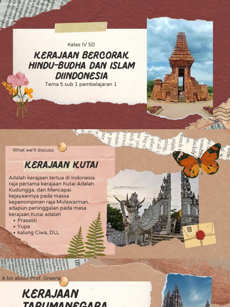 Kerajaan Hindu-Budha-Islam DiIndonesia | PDF