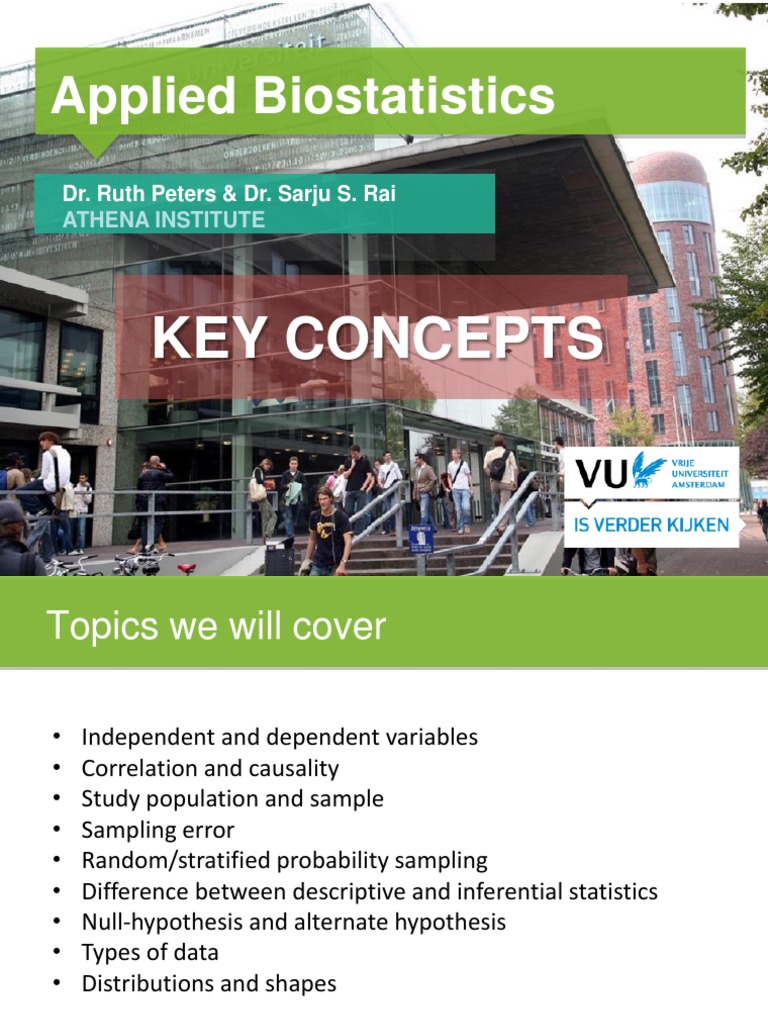Applied Biostatistics - Knowledge Clip 1 - Key Concepts - Slides | PDF ... Applied Biostatistics - Knowledge Clip 1 - Key Concepts - Slides | PDF ...