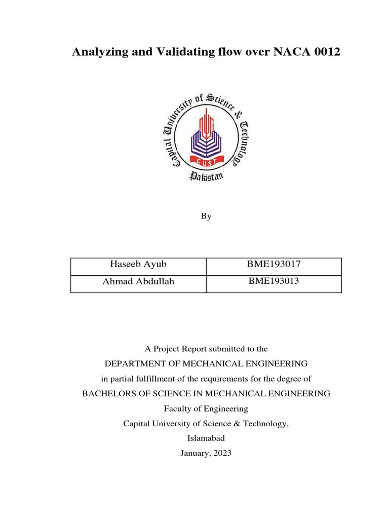 Naca 0012 | PDF | Computational Fluid Dynamics | Airfoil