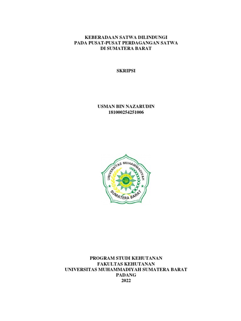 Cover Skripsi | PDF