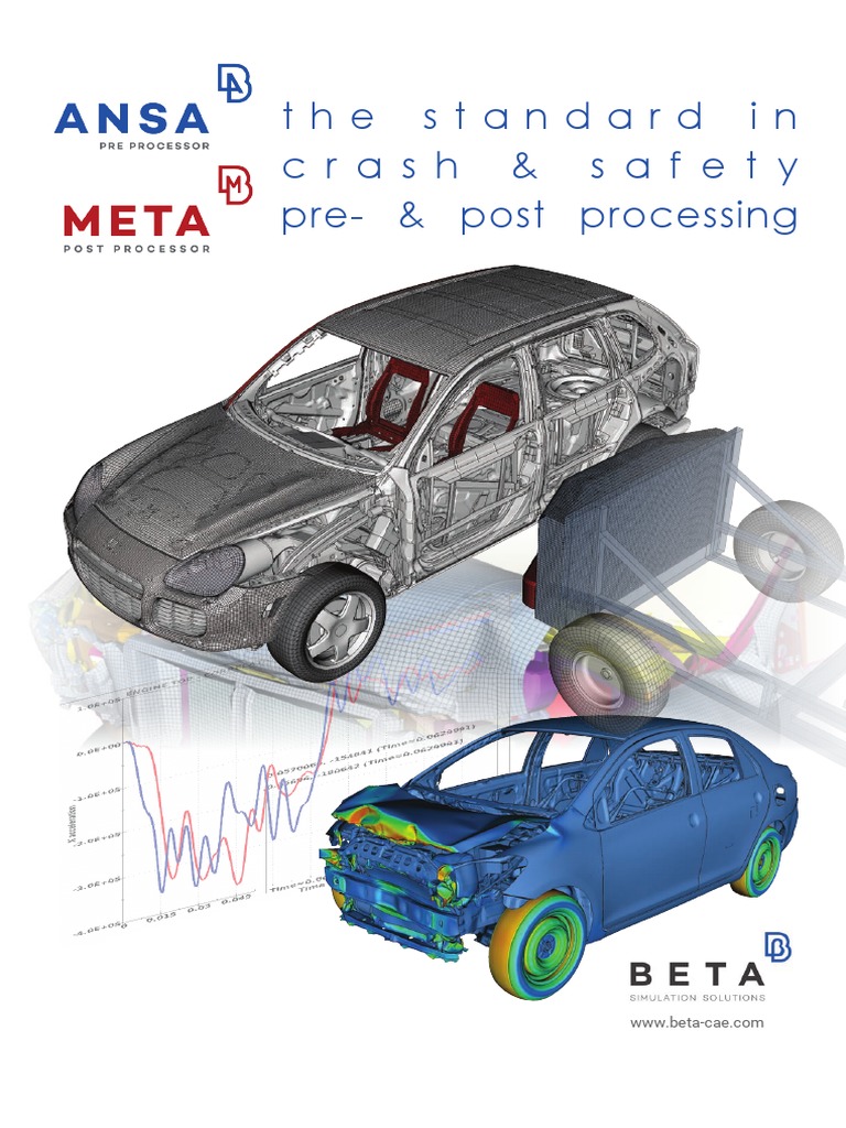 Ansa Meta For Crash Safety Brochure | PDF | Simulation | Automation