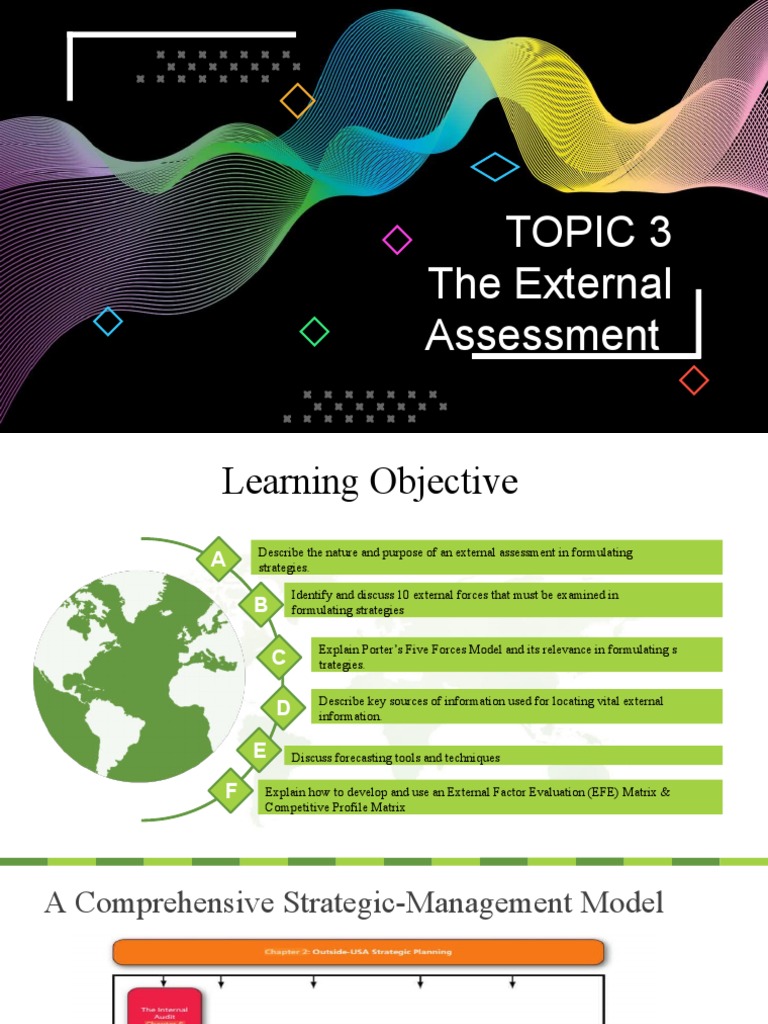 Topic 3 - External Analysis | PDF | Strategic Management | Competition