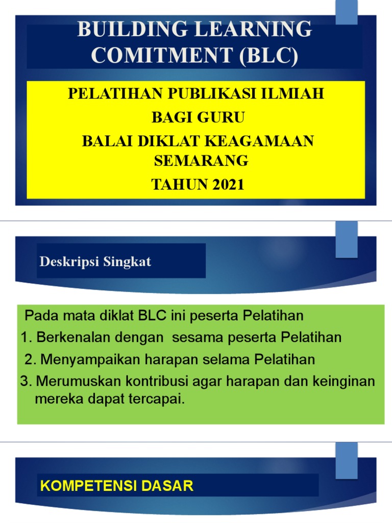 Materi BLC | PDF | Karier & Perkembangan | Bisnis