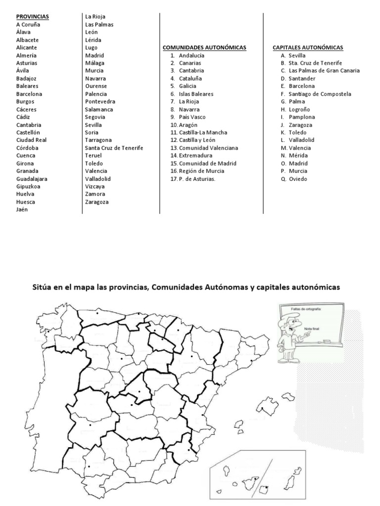 Prueba Mapa Político España | PDF