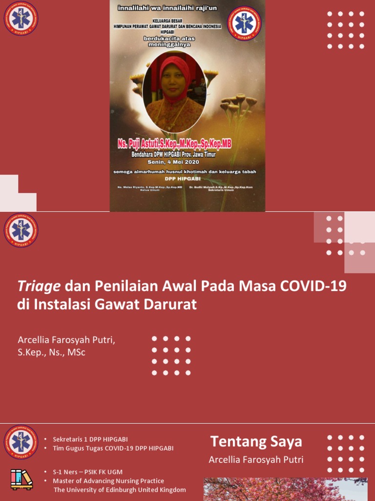 Z2 - HIPGABI 2020 - Triage Dan Penilaian Awal | PDF