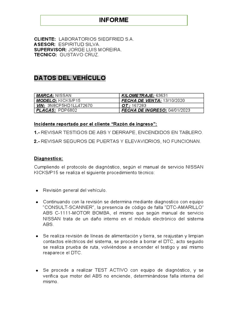 Informe - Siegfried | PDF | Negocios