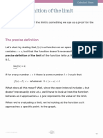 1.02 Epsilon-Delta Definition of A Limit | PDF | Function (Mathematics ...