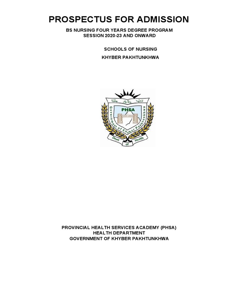 09 Nursing Colleges Prospectus 2020 23 | PDF | University And College ...