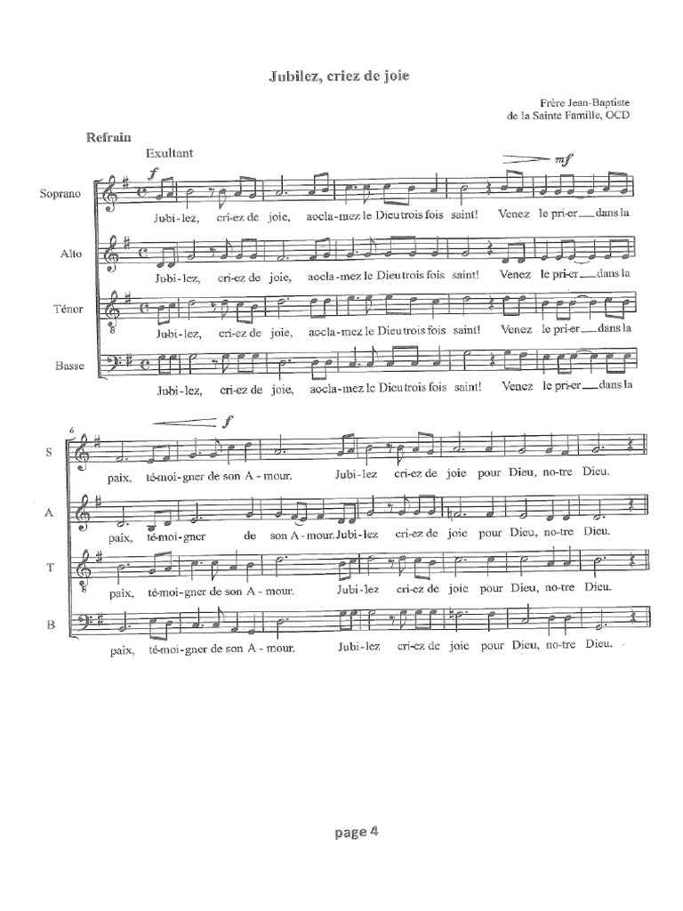 1 Jubilez Criez de Joie | PDF 1 Jubilez Criez de Joie | PDF