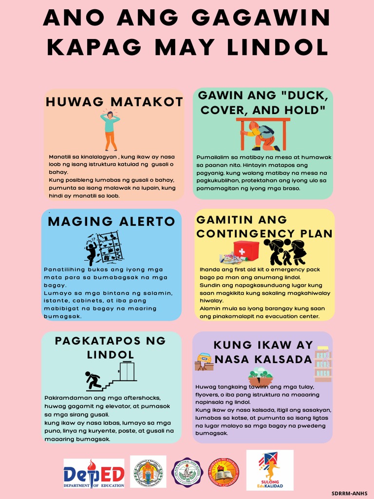 Ano Ang Gagawin Kung Makaranas NG Lindol | PDF