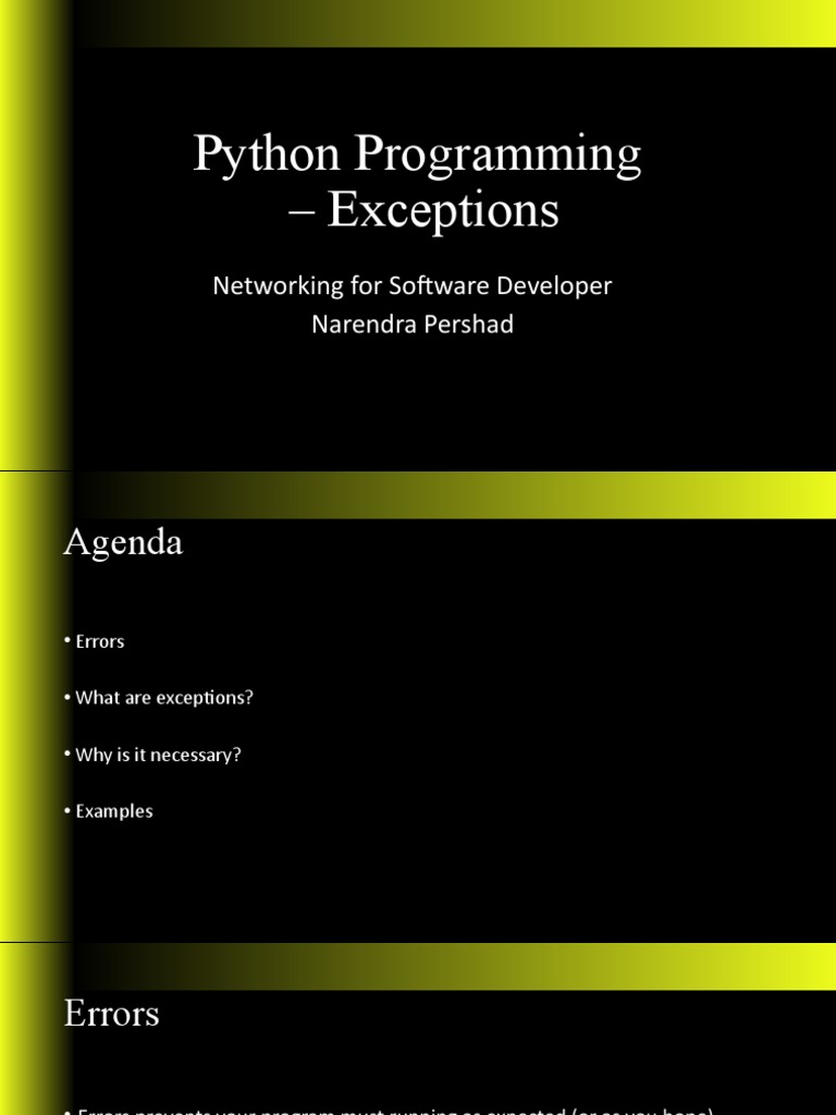 Module01 Wk02b Exceptions | PDF | Parsing | Software Development