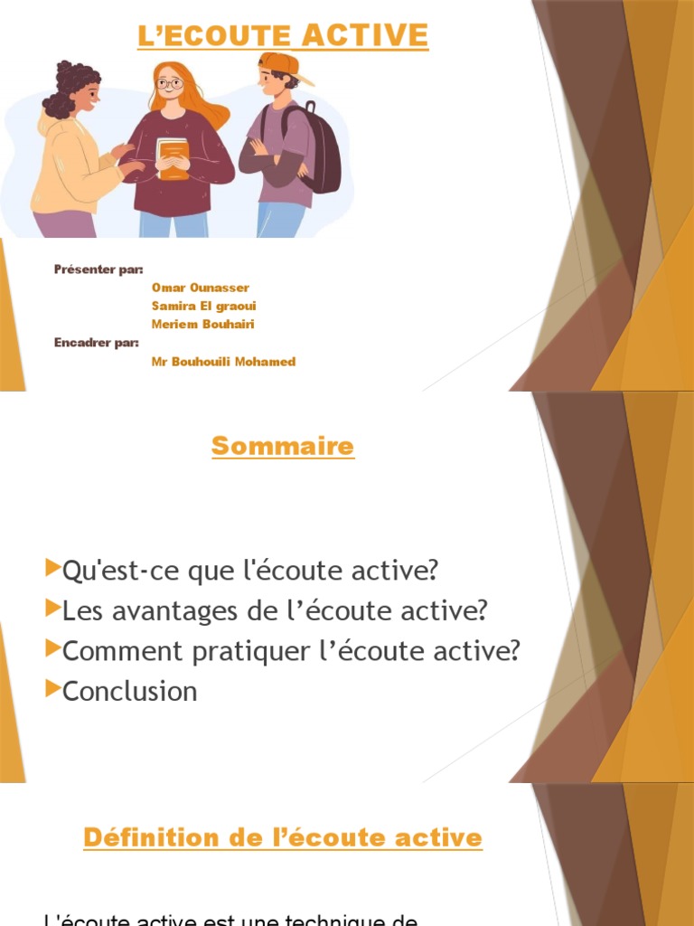 L'ecoute Active | PDF