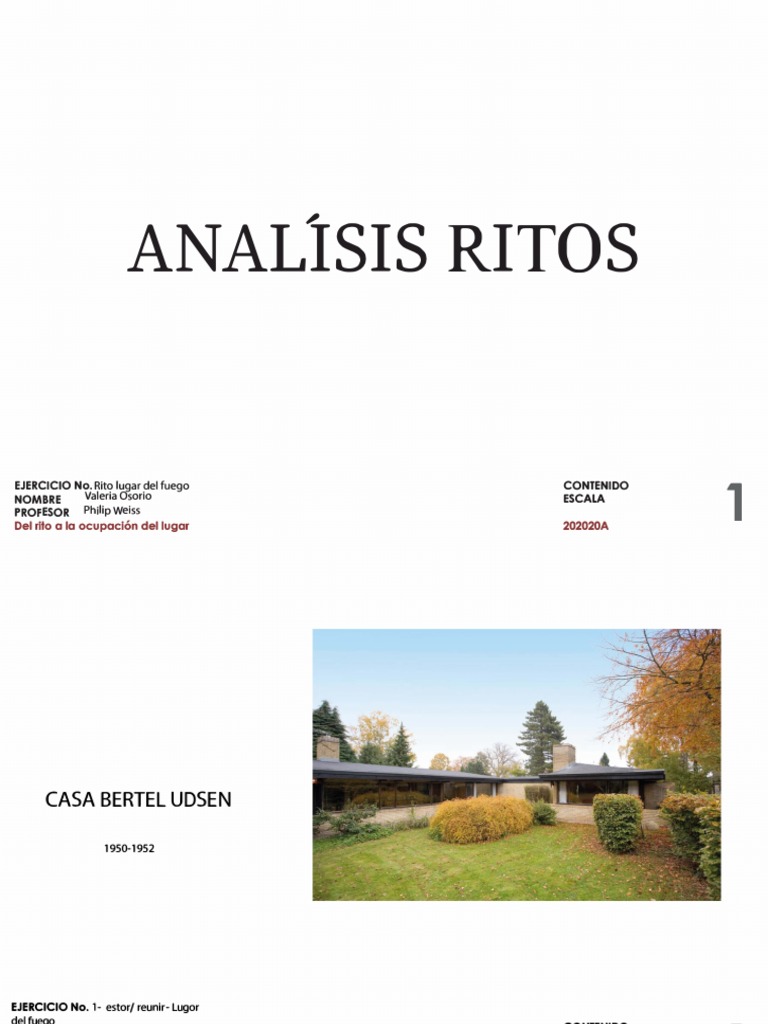 Analisis Casa - Ritos | PDF | edificio | Sectores Economicos