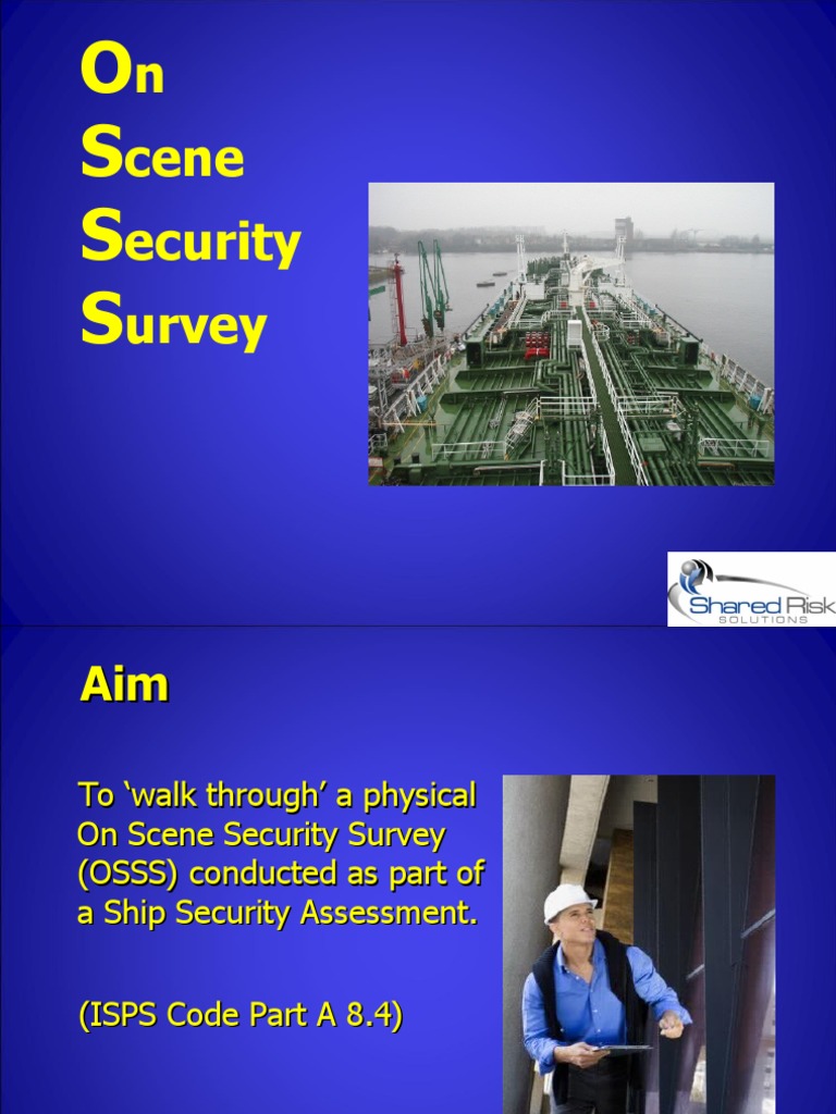 8 On Scene Security Survey | PDF