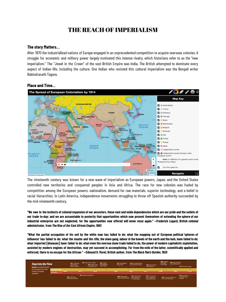 THE REACH OF IMPERIALISM Notes | PDF | French Indochina | Imperialism