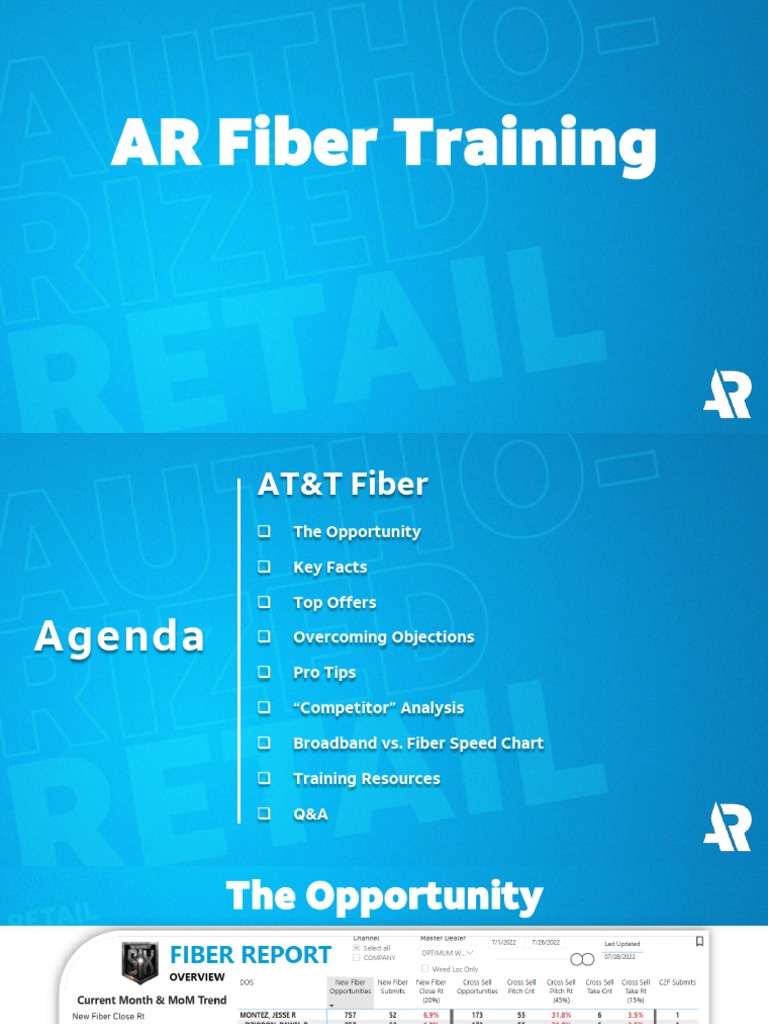 AR Fiber Training 08122022 3 | PDF