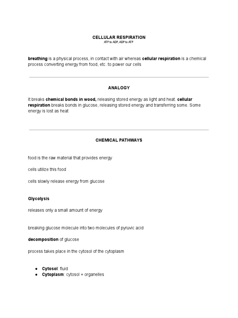 Cellular Respi | Download Free PDF | Cellular Respiration | Adenosine ...