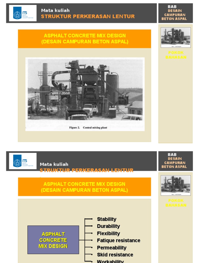 6 Desain Campuran Aspal Beton | PDF 6 Desain Campuran Aspal Beton | PDF