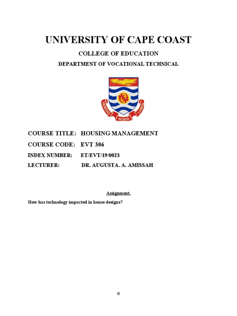 Housing Management Assignment | PDF | Home Automation | Sustainable Design Housing Management Assignment | PDF | Home Automation | Sustainable Design