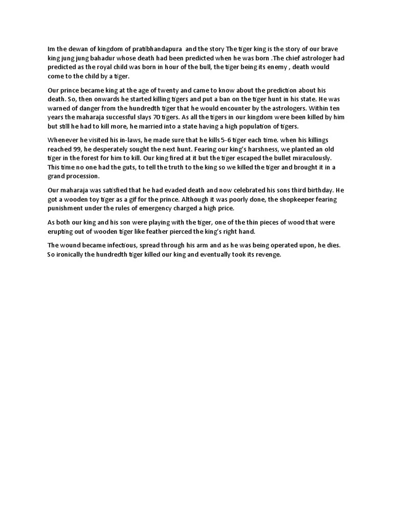 English Story Writing 12th | PDF