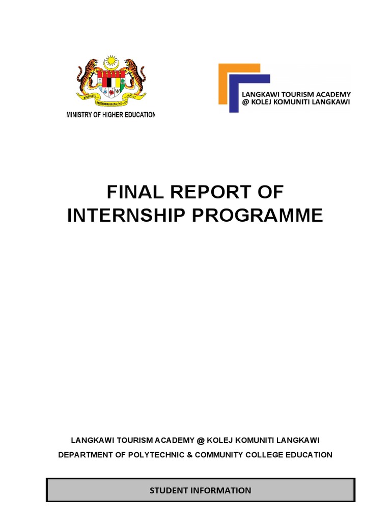 Format Final Report of Internship Programme Session 29TH March | PDF | Computers | Technology ...