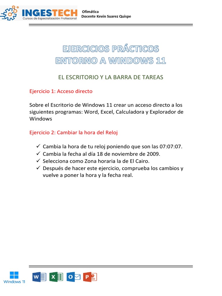 EJERCICIOS PRÁCTICOS | PDF | Archivo de computadora | Hardware de la computadora