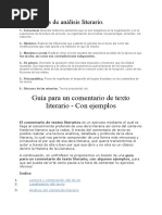 30 Pasos para Analizar Un Texto Literario | PDF | Narrativa | Crítica ...