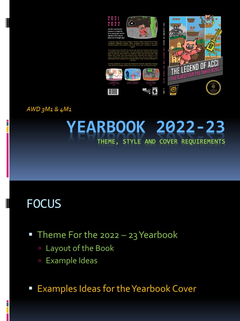 Yearbook Theme Style and Examples (2022-23) | PDF | Page Layout