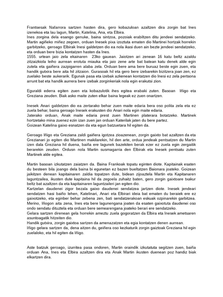 Noha Maiss - ARRAZA MADARIKATUA - Google Dokumentuak | PDF