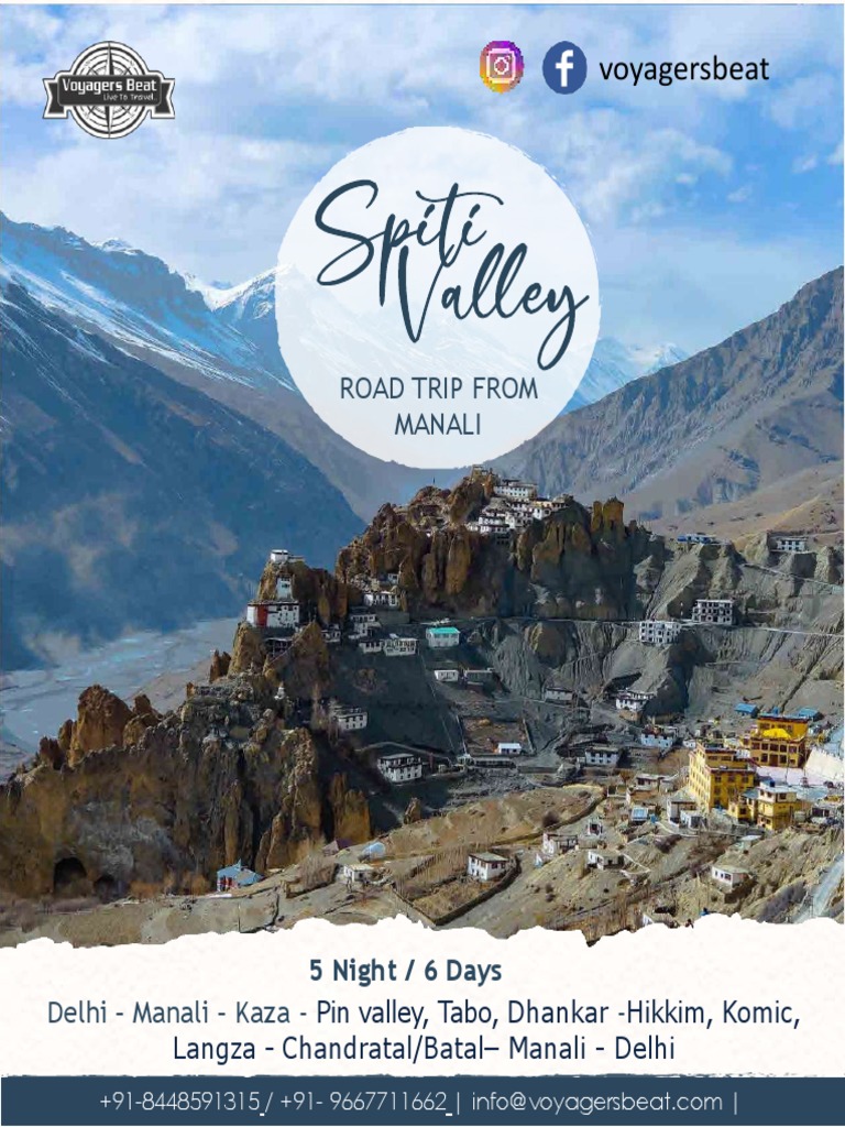 Spiti Valley 5 Night Compressed | PDF