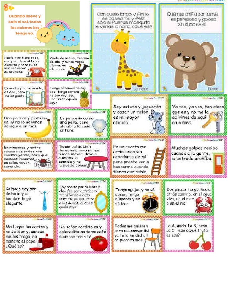 JUEGO DE LA CHARADA | PDF