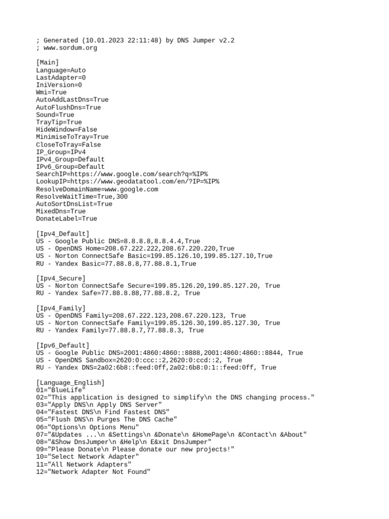 Dns Jumper | PDF | Domain Name System | Ip Address