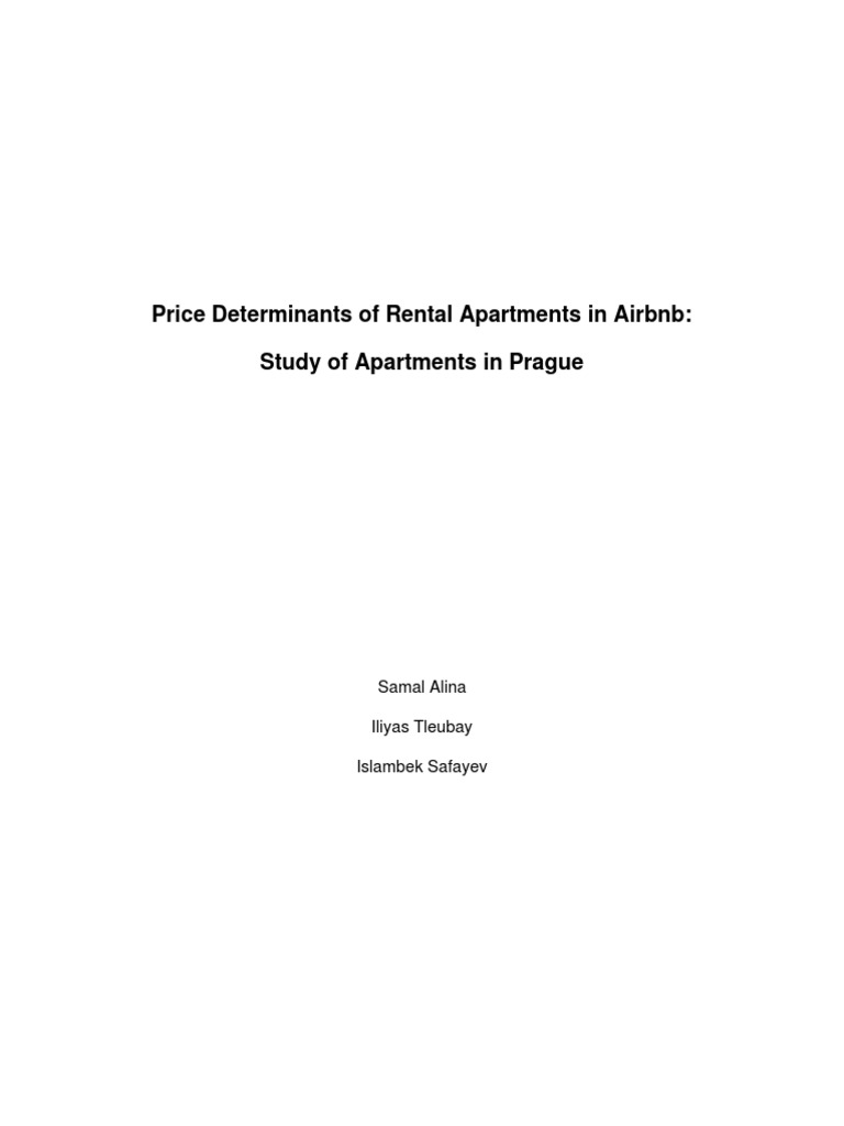 Term Paper Example Pdf Ordinary Least Squares Statistical Theory
