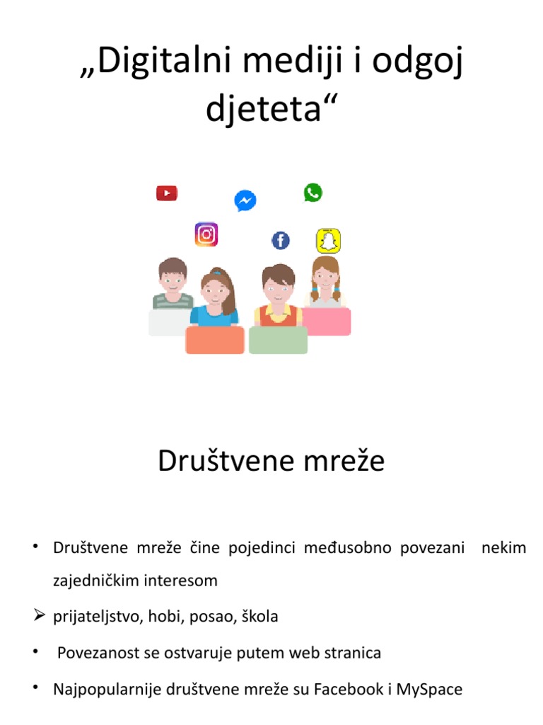 Digitalni Mediji I Odgoj Djeteta | PDF
