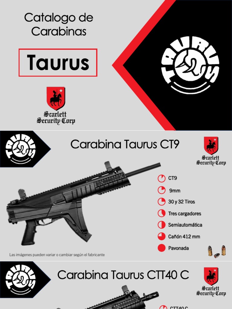 Catalago de Carabinas Taurus | PDF