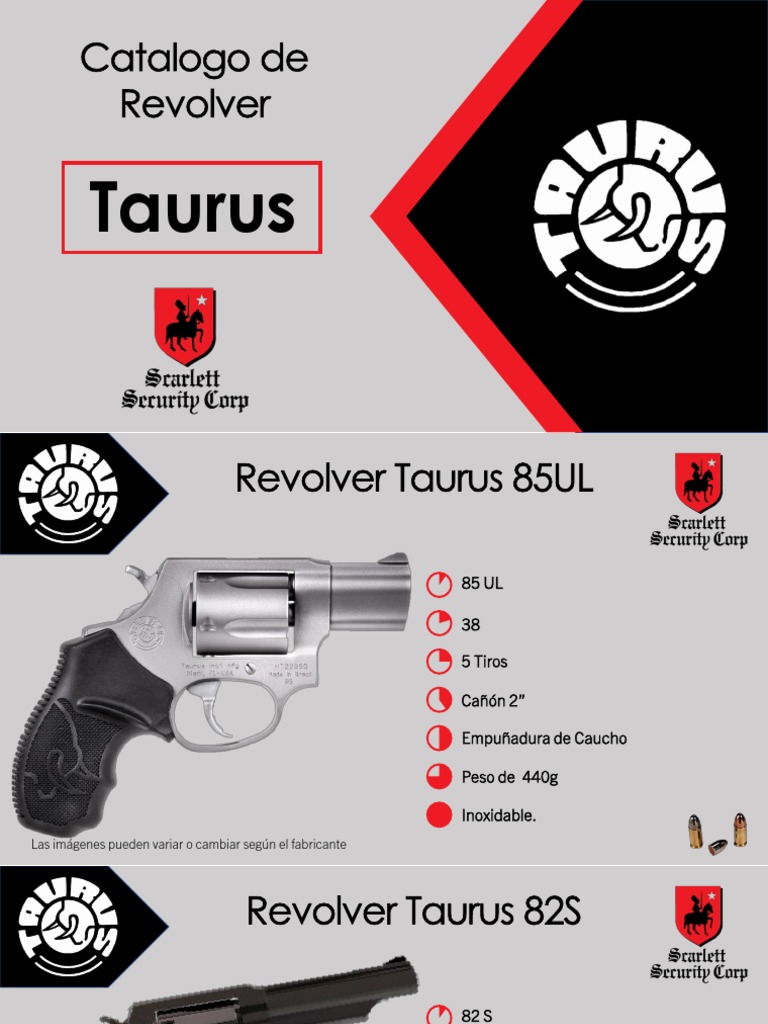 Catalago de Revolver Taurus | PDF