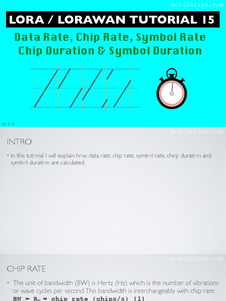 Lora Part15 | Download Free PDF | Bit Rate | Radio