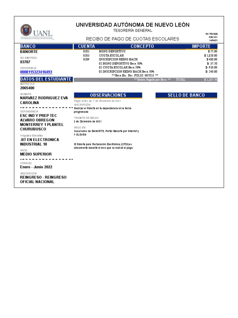 Uanl Siase | PDF | Bancario