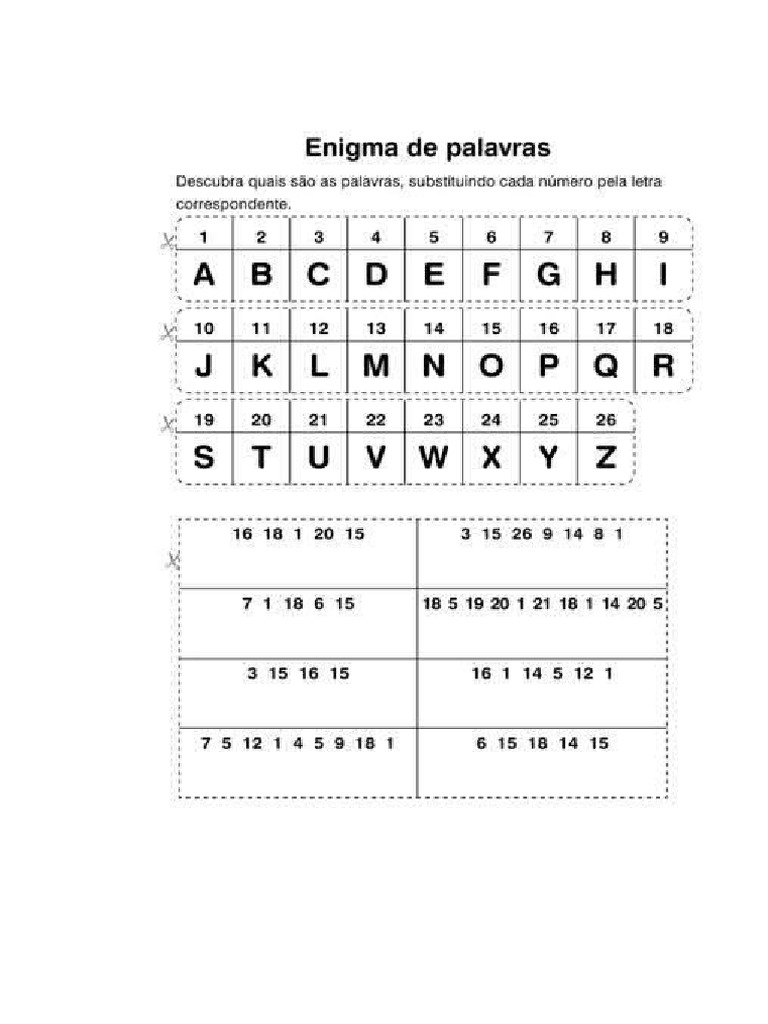 Enigma de Palavras | PDF