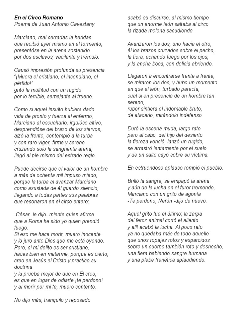 En El Circo Romano | PDF | León En El Circo Romano | PDF | León