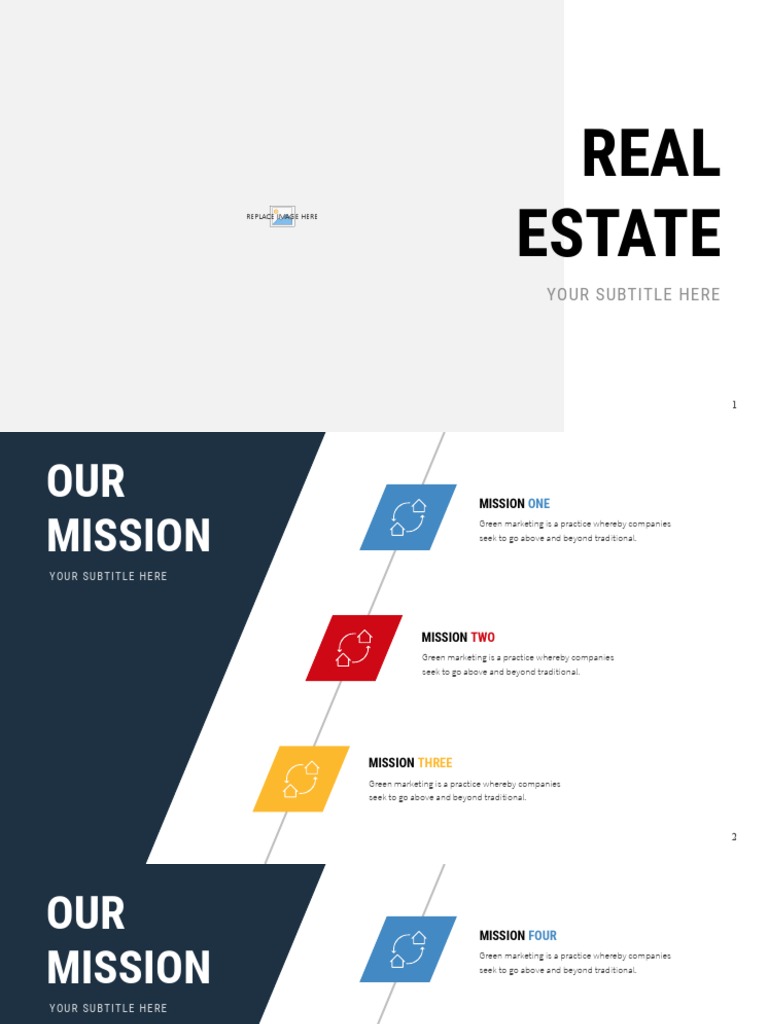 Real Estate Slides V2 Powerpoint Template | PDF | Apartment | Marketing