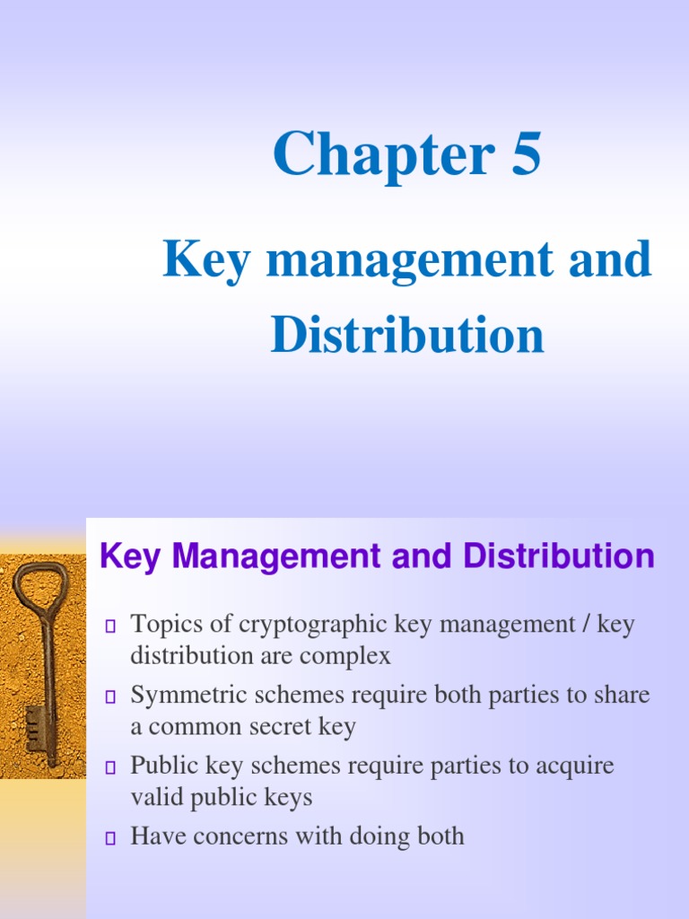 Key Management and Distribution | PDF | Public Key Cryptography | Key (Cryptography)