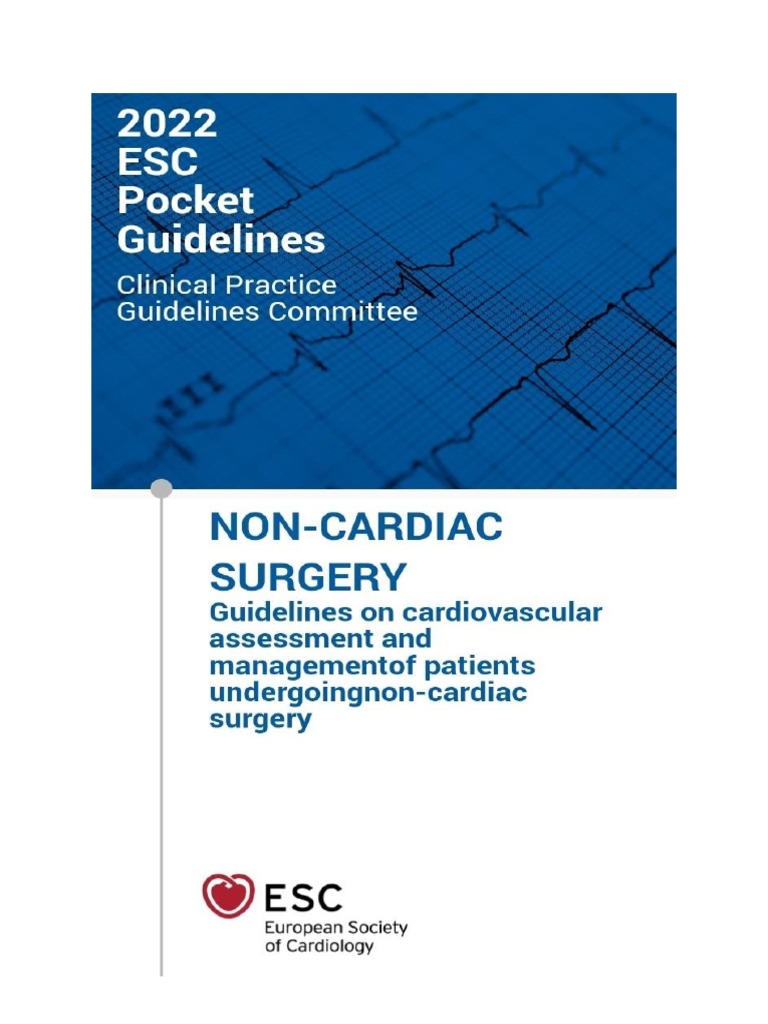 2022 ESC Non-Cardiac Surgery Guidelines | PDF | Cardiovascular Diseases ...