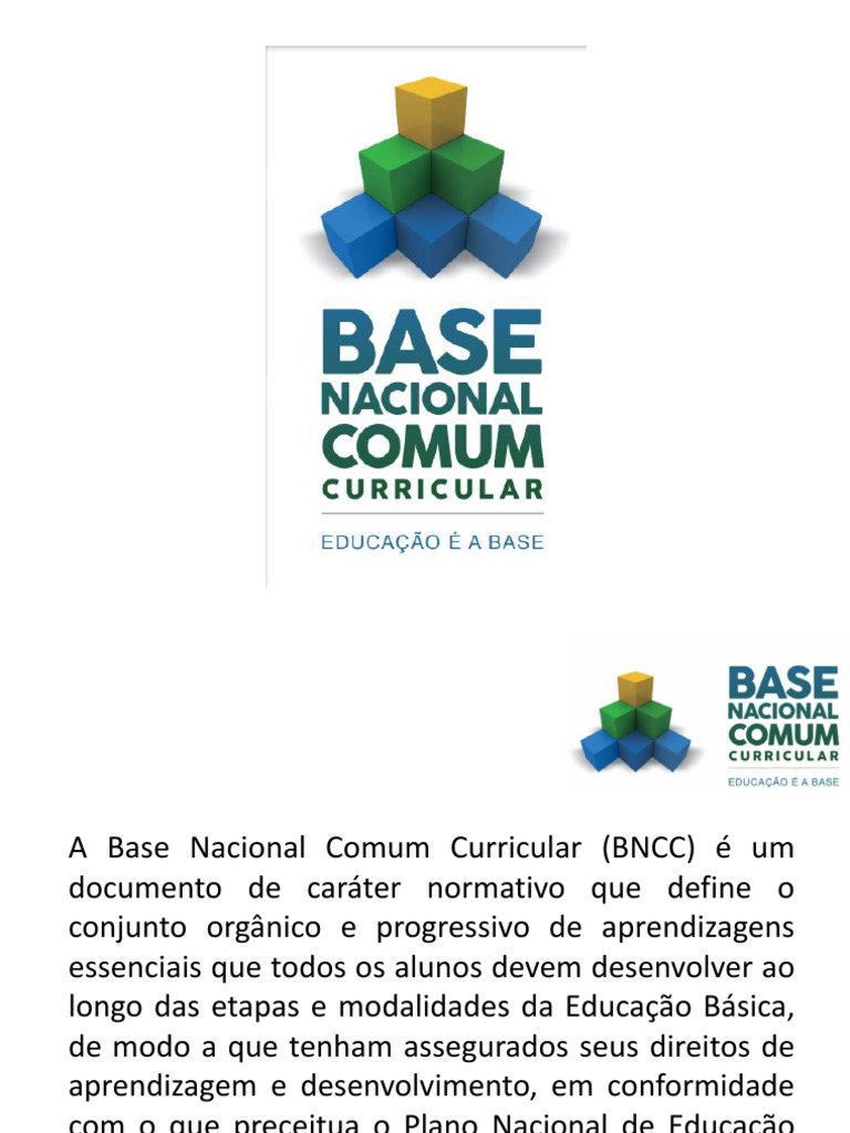 BNCC - Base Nacional Comum Curricular | PDF